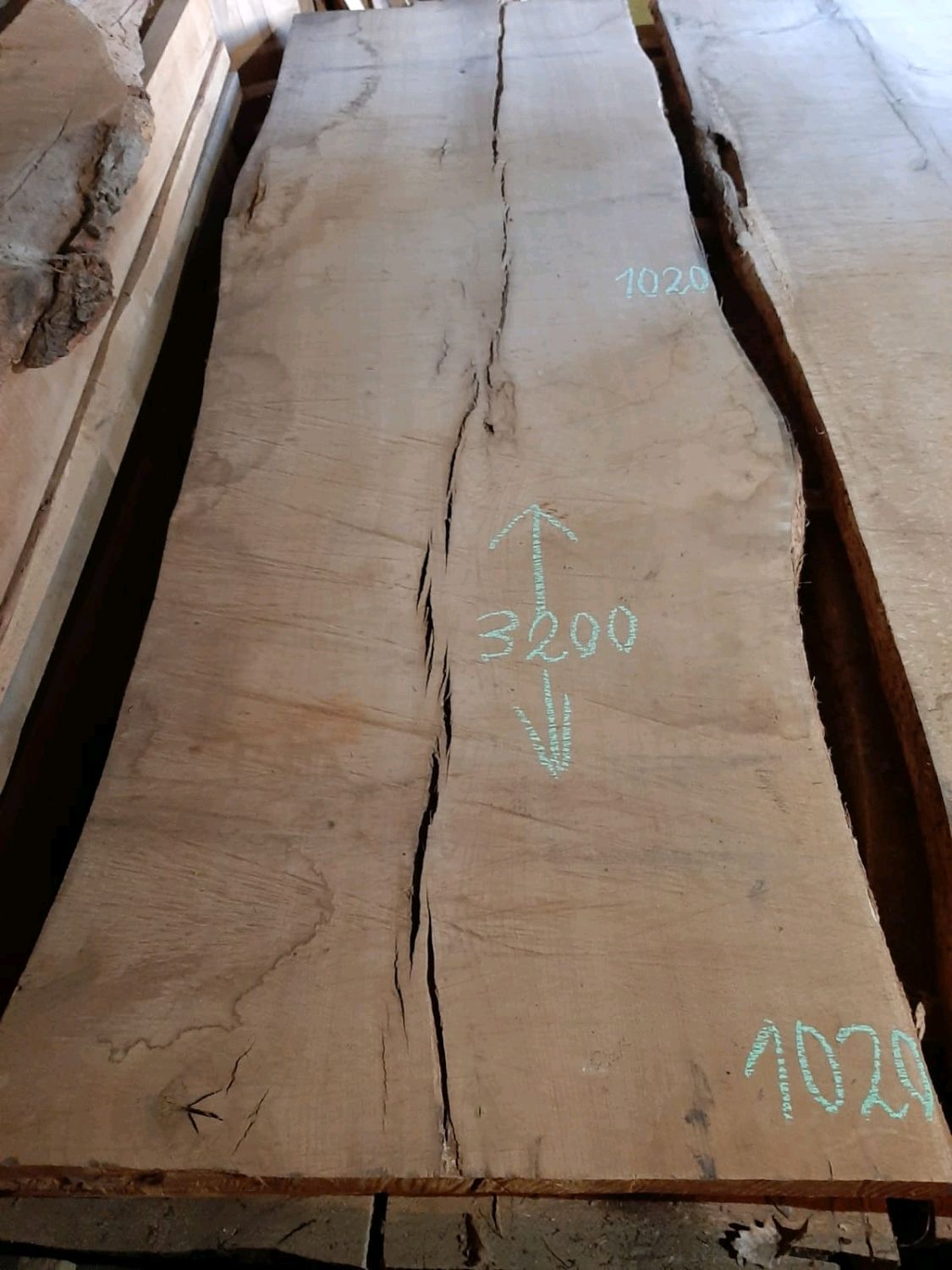 Дубовый Стол Столешница Слэб Сухой купить в интернет-магазине Ярмарка ...