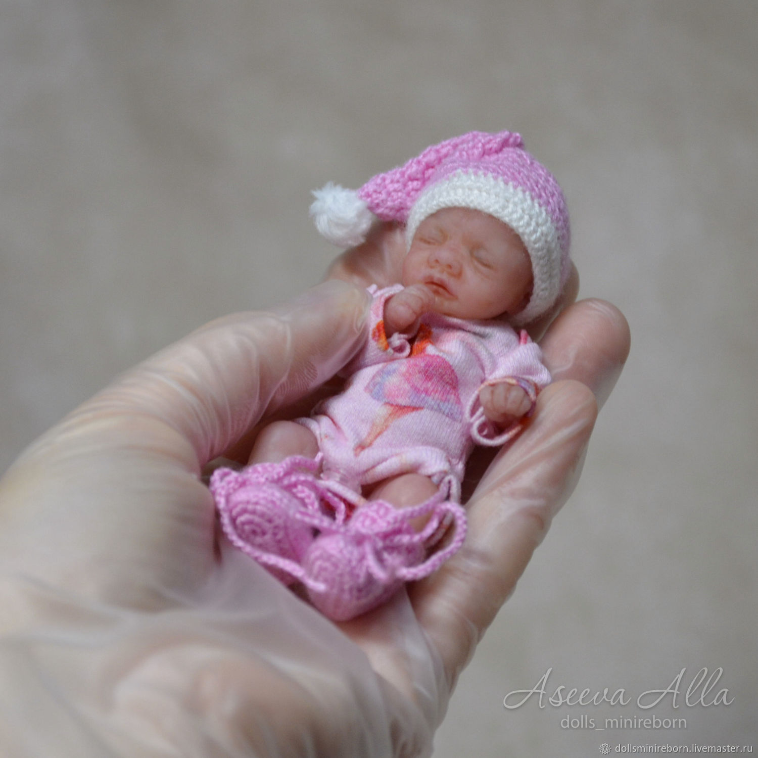 Мини реборн, миниатюрный реалистичный силиконовый малыш, кукла ...