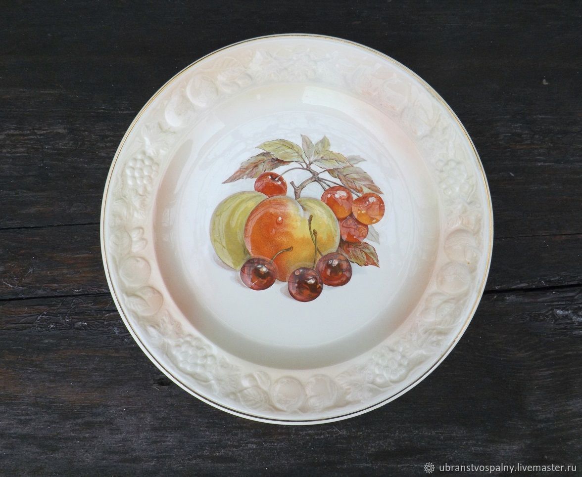 Винтаж: Тарелка декоративная Royal Worcester/Spode/Palissy. Англия ...