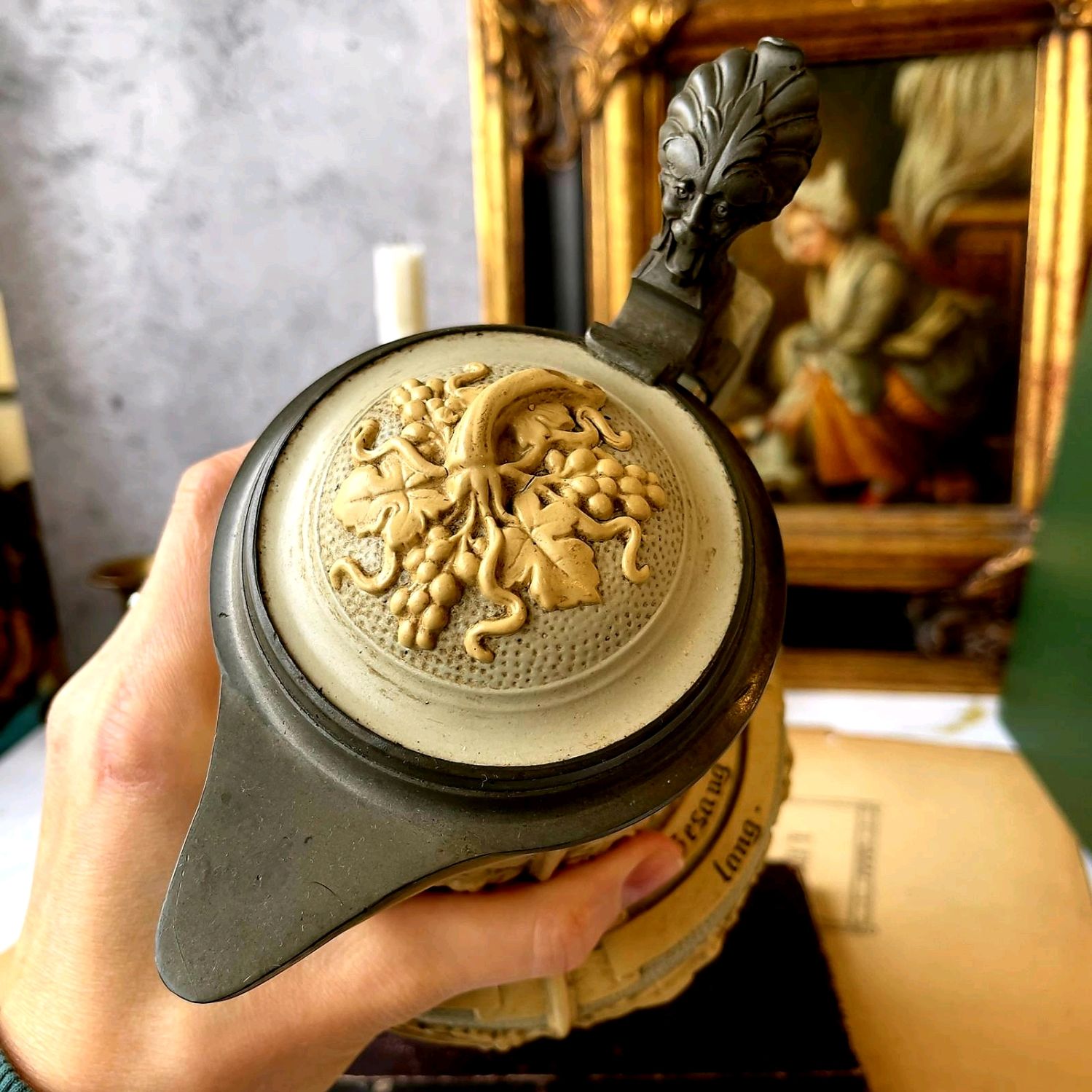 Винтаж: Антикварный кувшин. Mettlach. Villeroy&Boch. 2,5 л. 31см купить в интернет-магазине ...