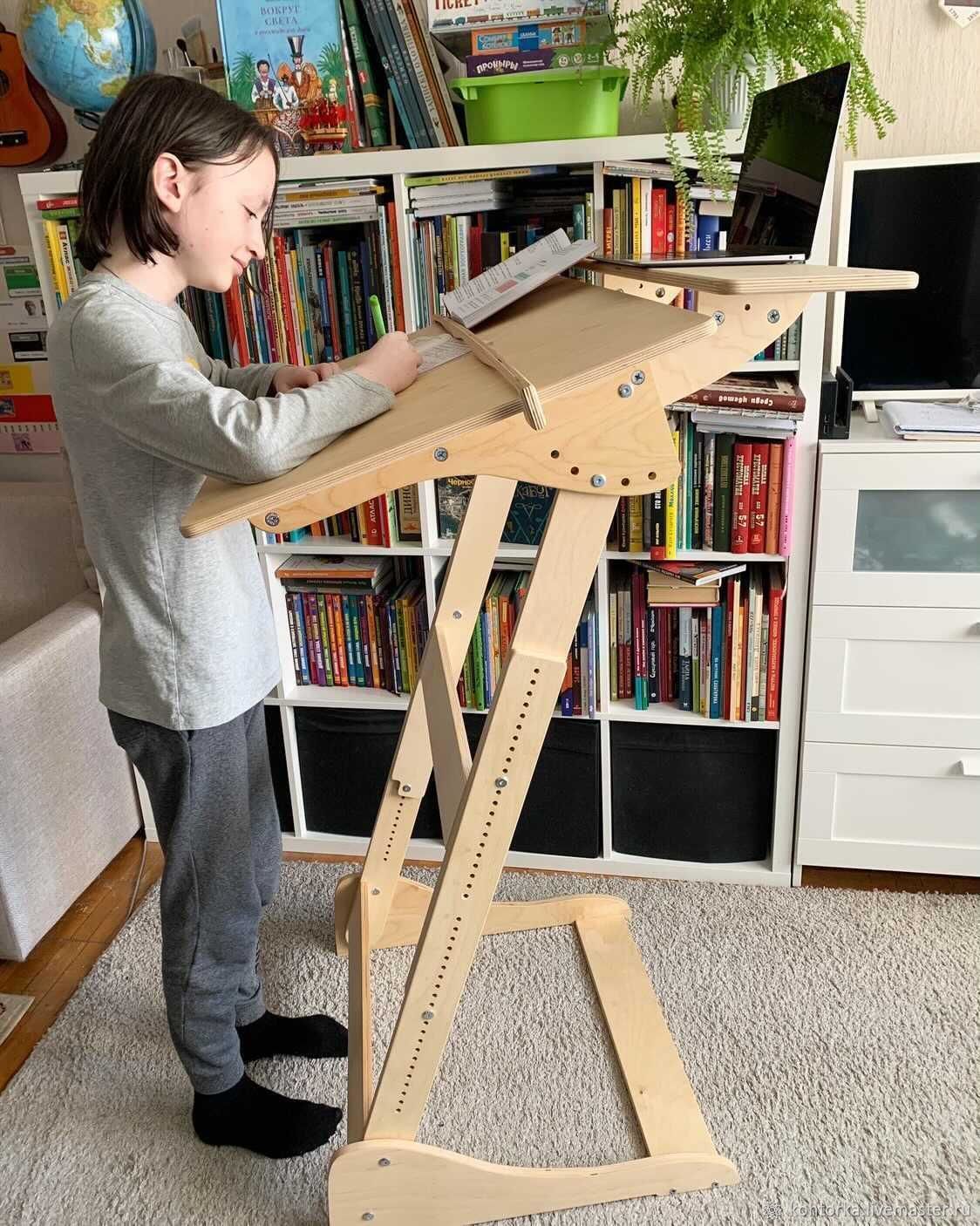 Высокий стол для работы стоя на рост 150-190 см в интернет-магазине на ...