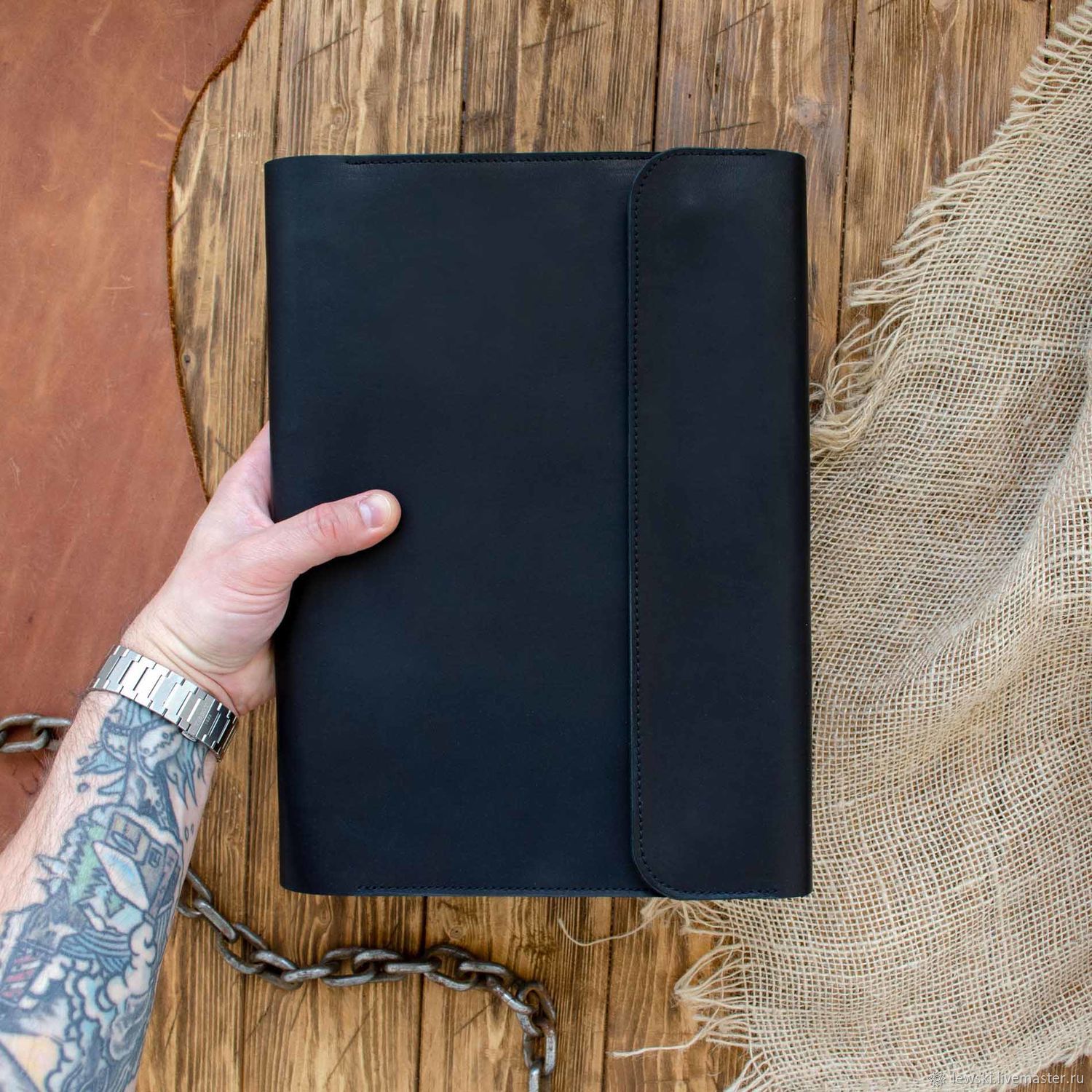 Блокнот кожаный А4 на кольцах "Воронеж" для мужчин в интернет-магазине ...