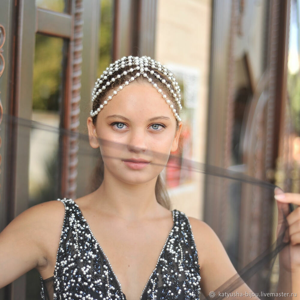Головной убор "Elizabeth Pearl" в интернет-магазине на Ярмарке Мастеров ...