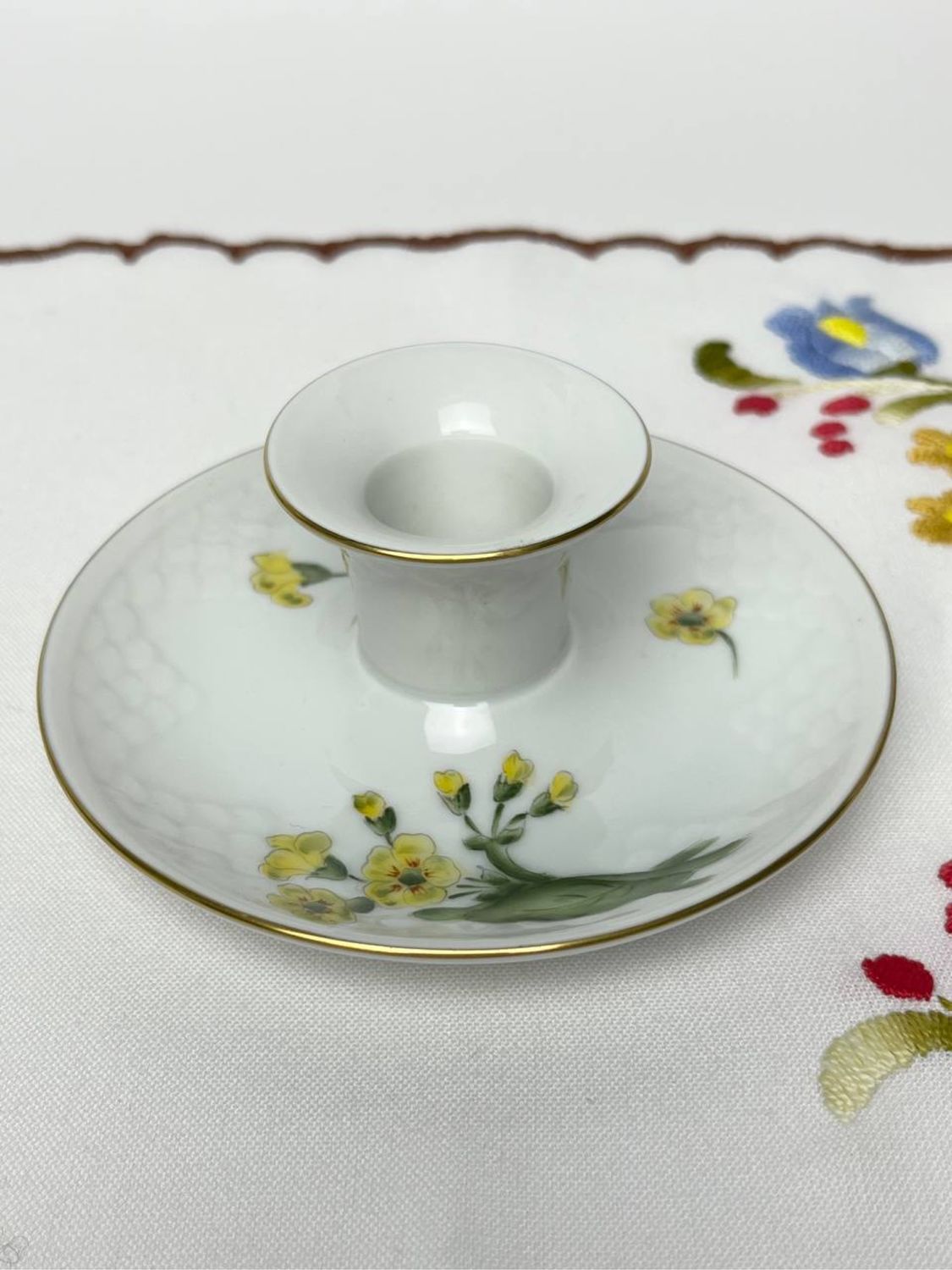 Винтаж: Фарфоровый подсвечник, ручная роспись Bing&Grondahl винтаж Дания купить в интернет ...