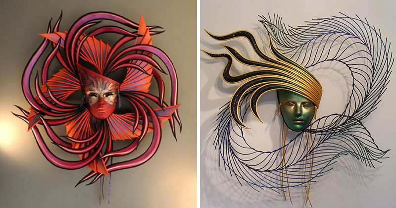 Маска, кто ты? Маски из кожи от художника Michael Taylor