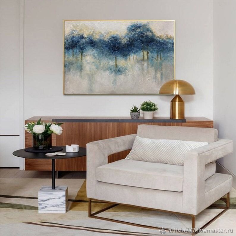 Абстрактные картины для интерьера Картина дерево Купить картину маслом ...
