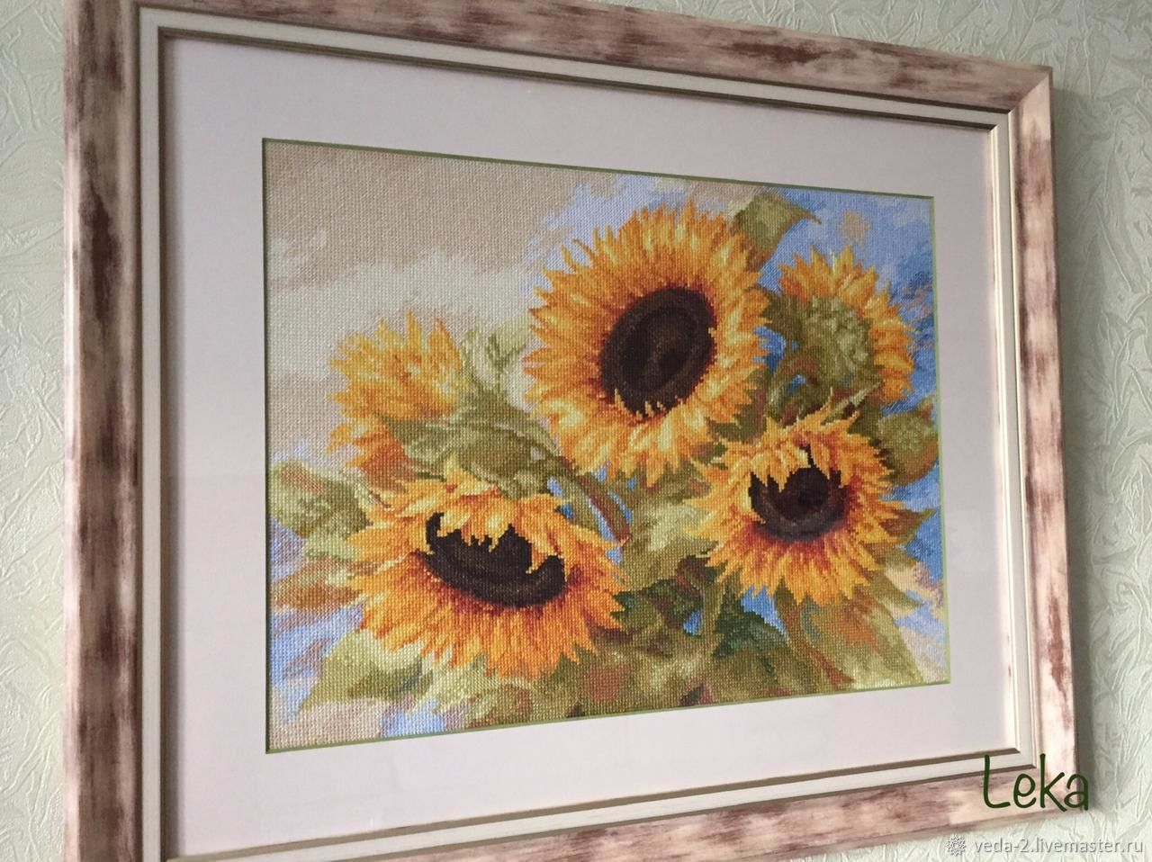 Картины: букет подсолнухов купить в интернет-магазине Ярмарка Мастеров ...