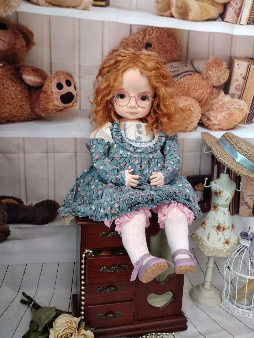 Нелли. Коллекционная кукла – заказать на Ярмарке Мастеров – OOV7YRU ...