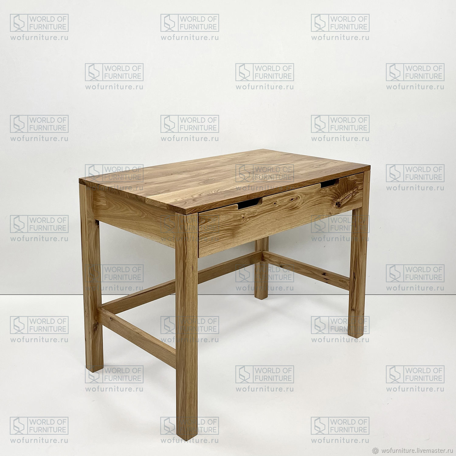 Стол письменный с ящиками из массива дуба MOVENPICK на заказ в интернет ...