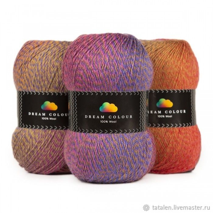 Пряжа Hobbii Dream Colour 100% шерсть Дания в интернет-магазине на ...