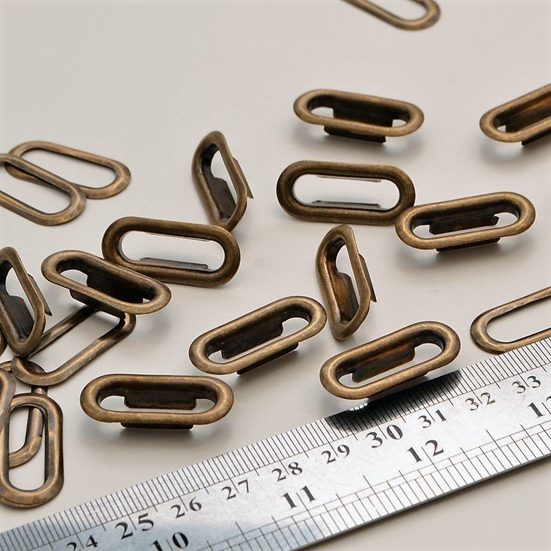 Овальные люверсы 18 мм, 22 мм (антик) купить в интернет-магазине ...