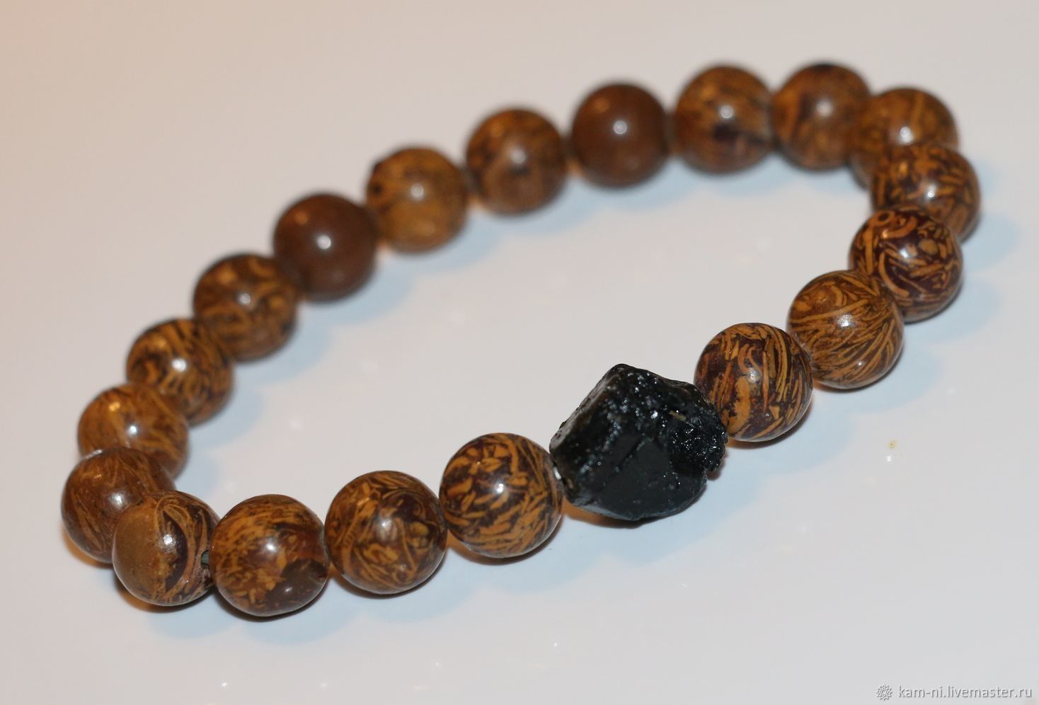 Браслет: яшма Мариам письменный камень кобровая яшма Слоновья кожа ...