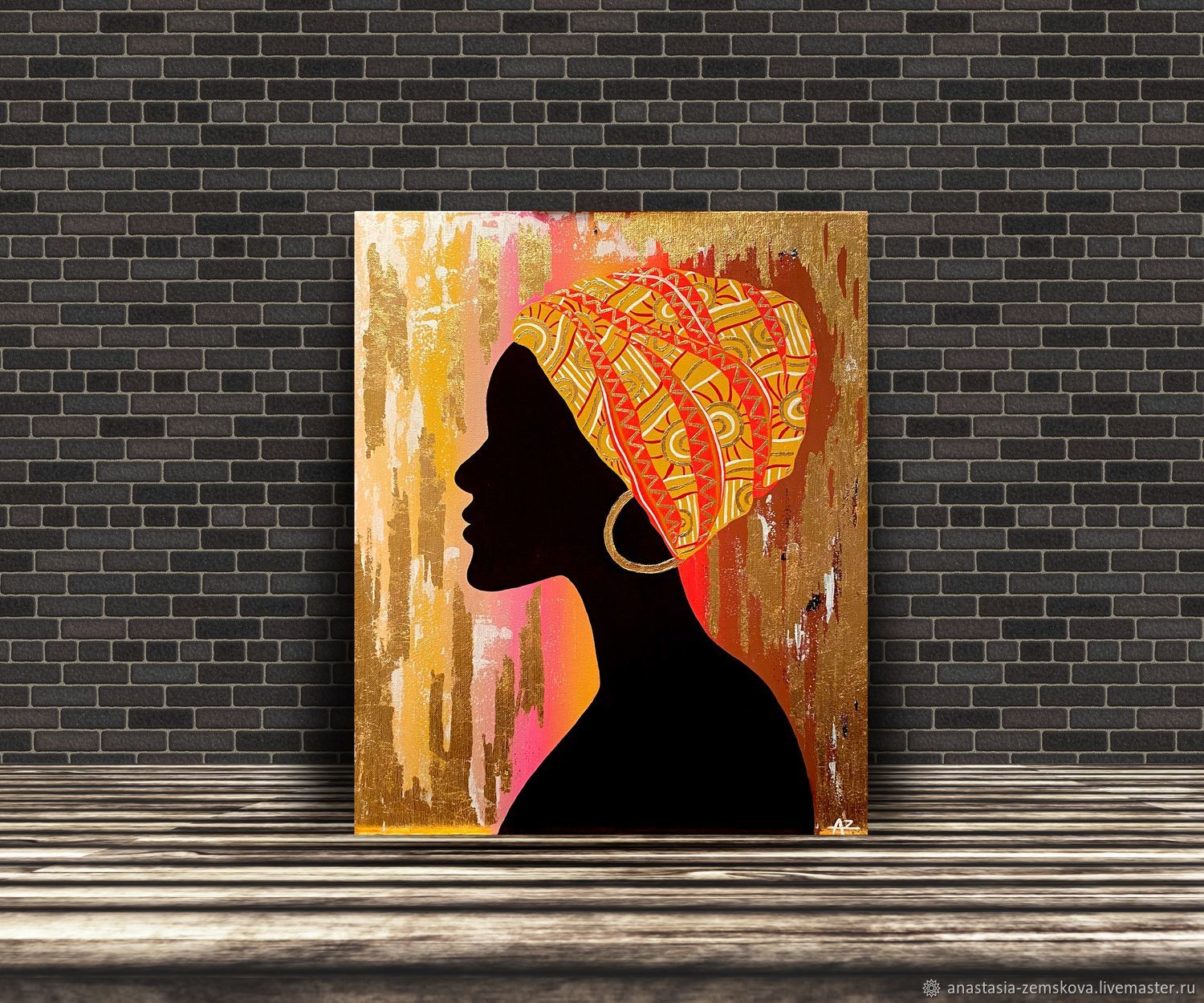 Интерьерная картина "Африканка" 40*50см, акрил – купить онлайн на ...