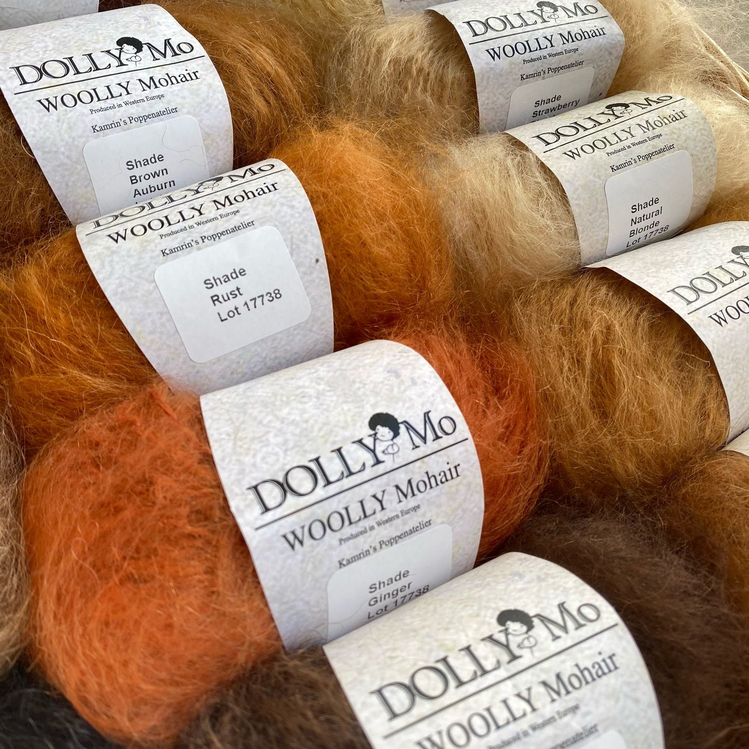Пряжа для кукольных волос DOLLY Mo Wolly Woolknoll, вся палитра в ...