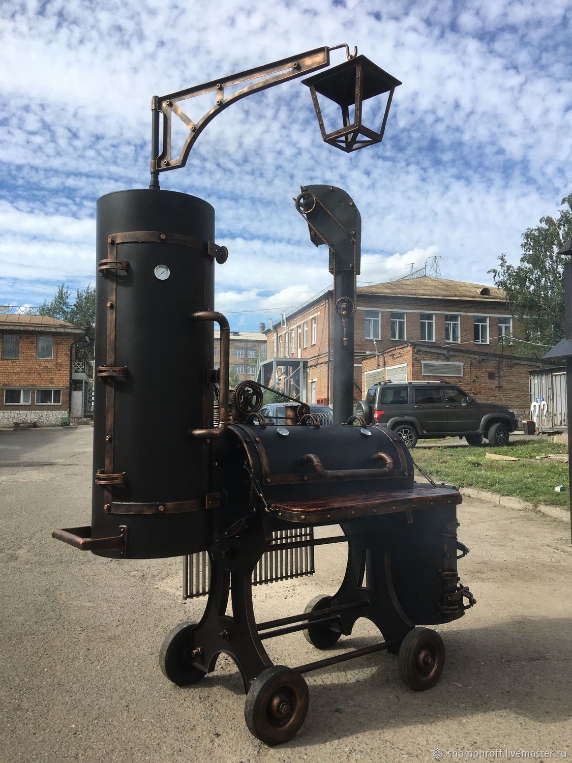 Мангал с коптильней "Большой папа" купить в интернет-магазине Ярмарка ...