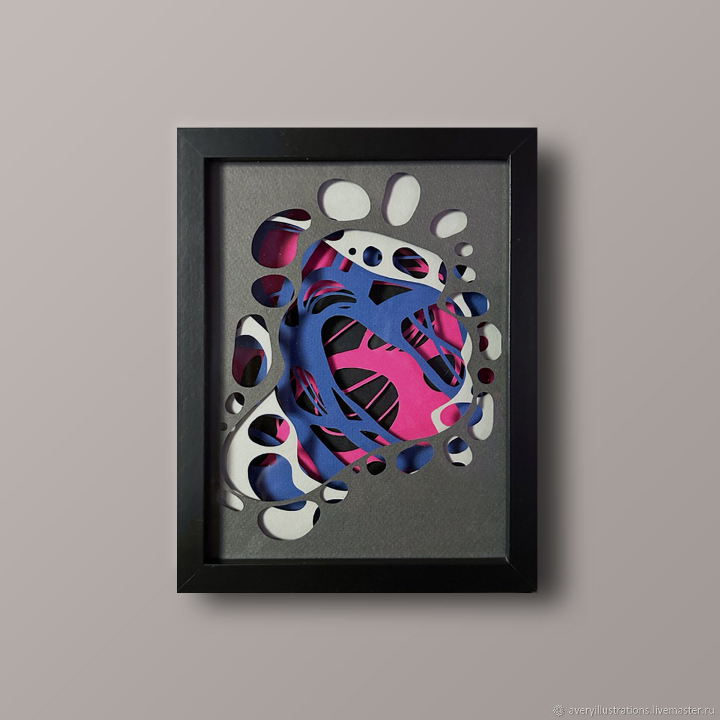 3D картина "Живое" (papercut art) в интернет-магазине на Ярмарке ...