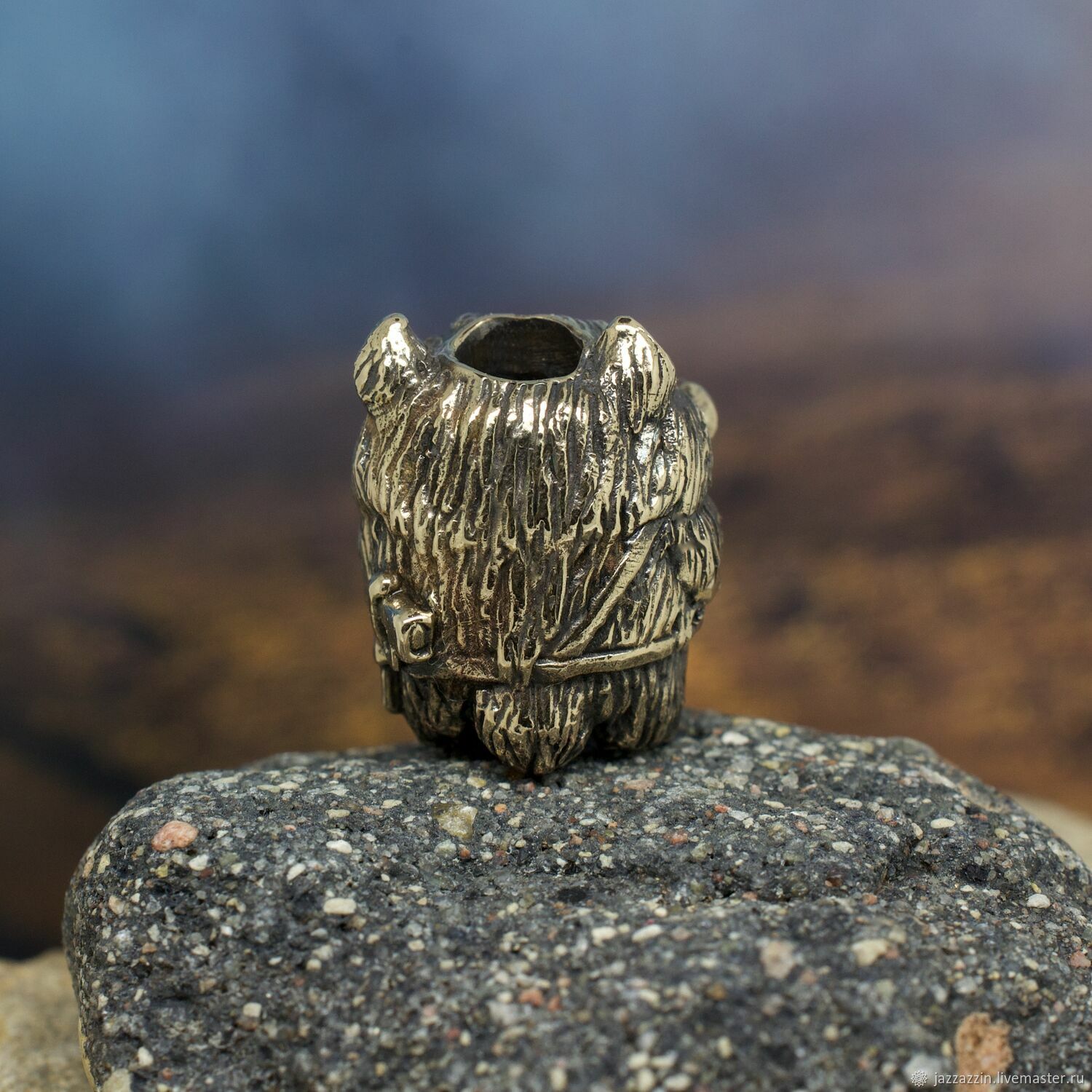 Бусина Кот Бегемот (бронза) в интернет-магазине Ярмарка Мастеров по ...