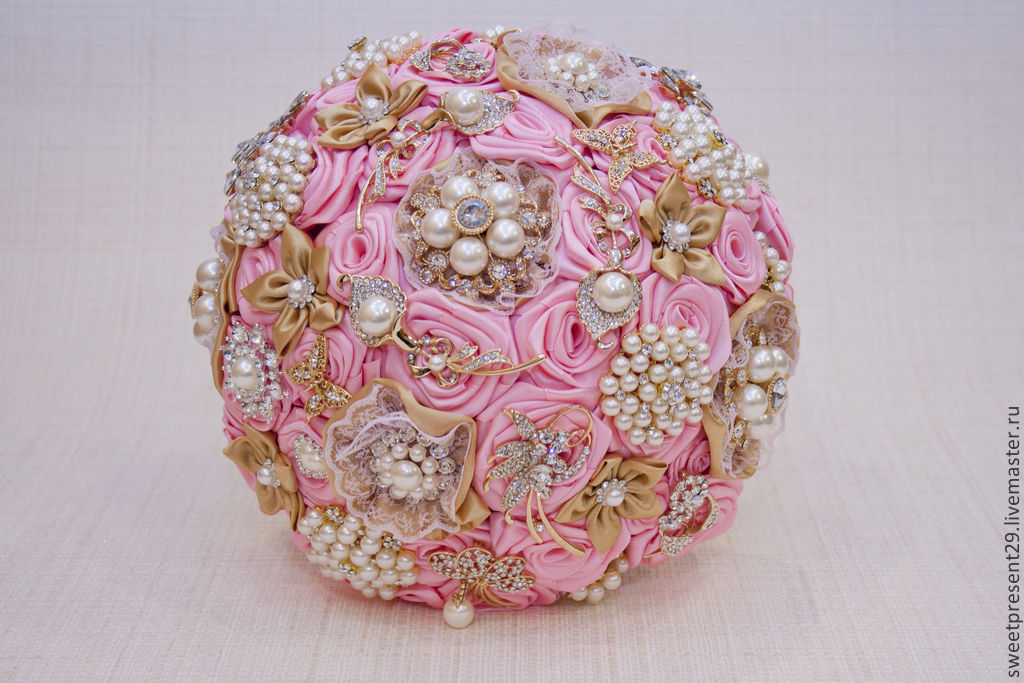 Брошь-букет "GOLD" в интернет-магазине на Ярмарке Мастеров | Свадебные ...