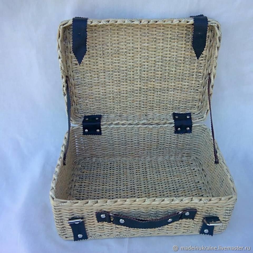 Плетеный чемодан в интернет-магазине на Ярмарке Мастеров | Корзины ...