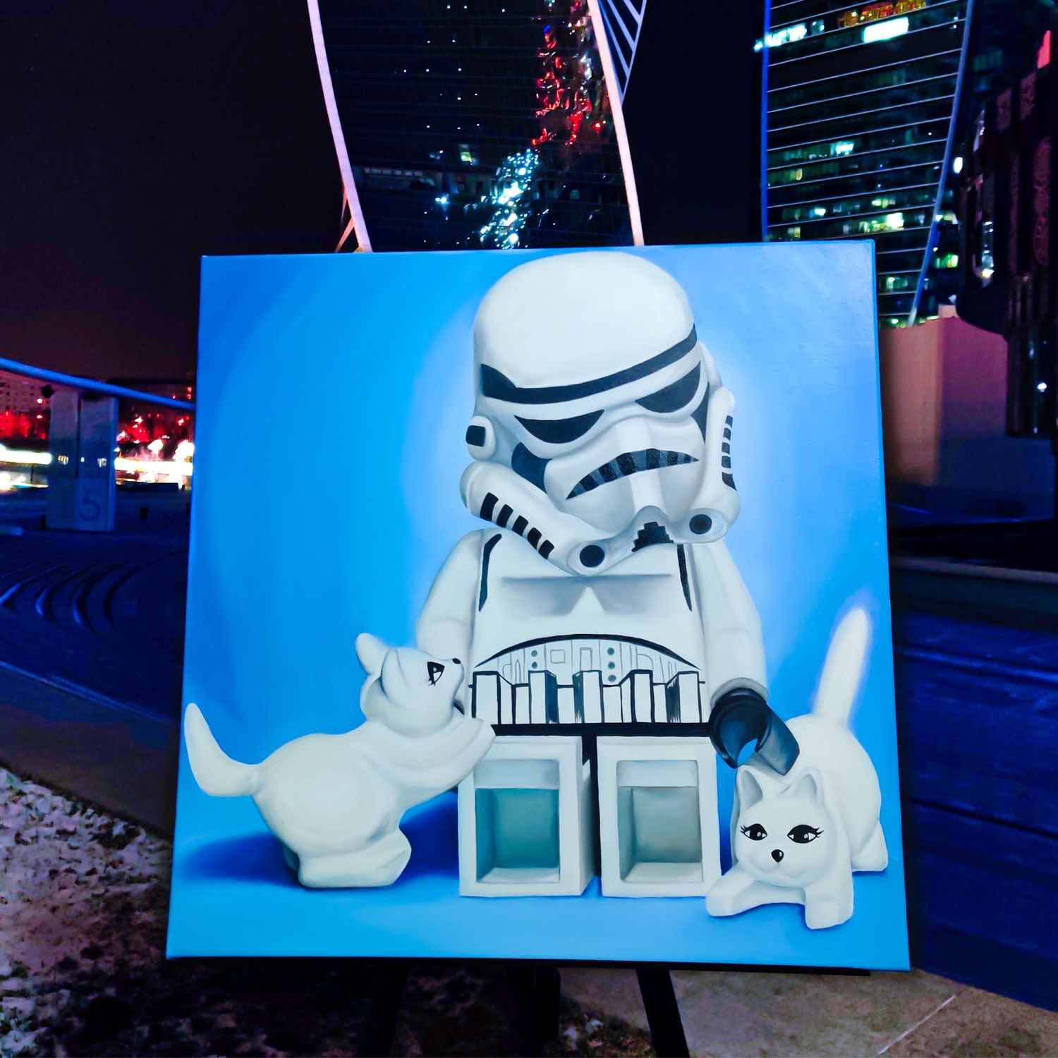 «Stormtrooper with cats. LEGO WORLD. Moscow, 2021.» в интернет-магазине ...