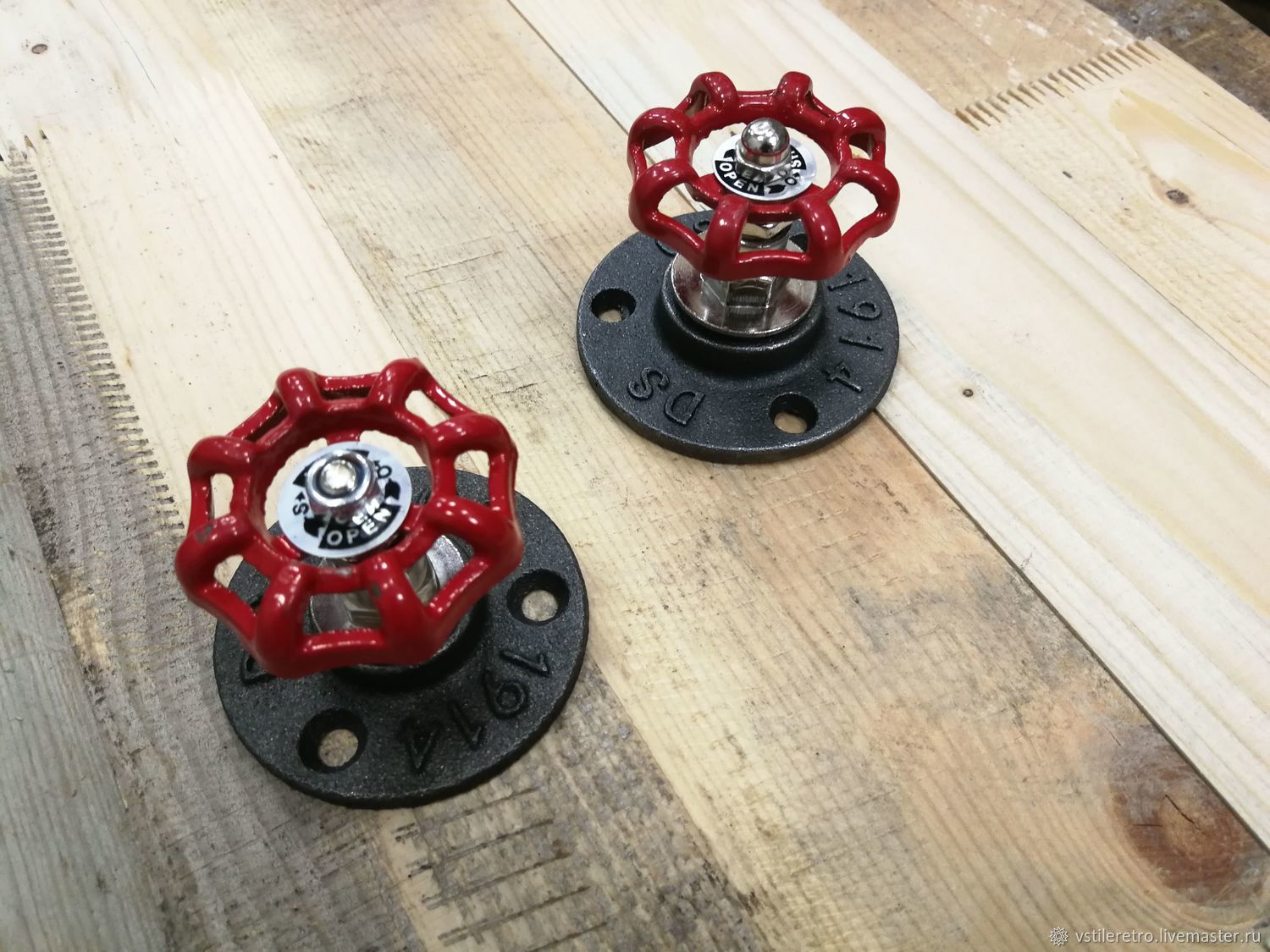 Краны - вентили лофт ромашка - барашек купить в интернет-магазине ...