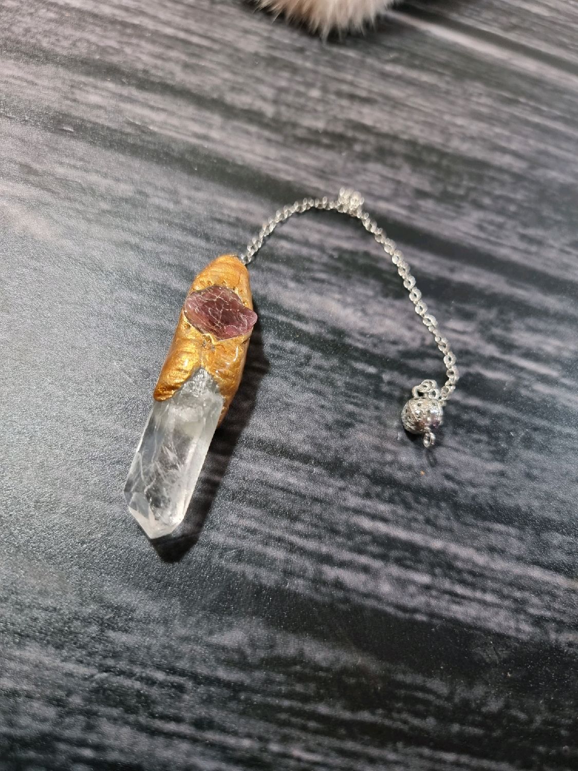 РАБОЧИЙ МАЯТНИК ИЗ ГОРНОГО ХРУСТАЛЯ С ТУРМАЛИНОМ – заказать на Ярмарке ...