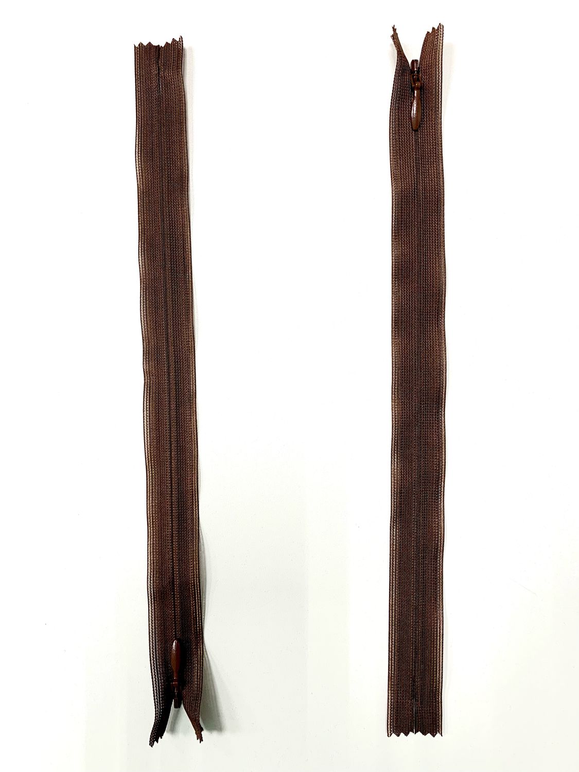 Молния японская потайная YKK 25 см, коричневая молния купить в интернет-магазине Ярмарка ...