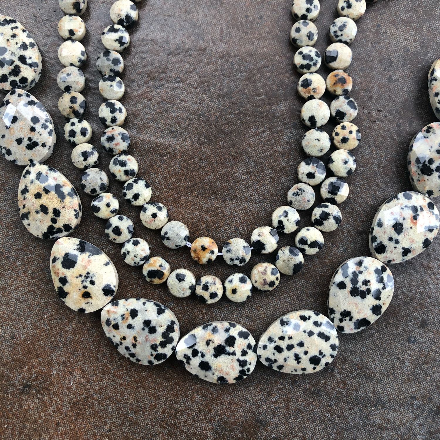 МЕЧТЫ ДАЛМАТИНА, бусина-капля с фацетом, 13 на 18мм, RS378 купить в ...