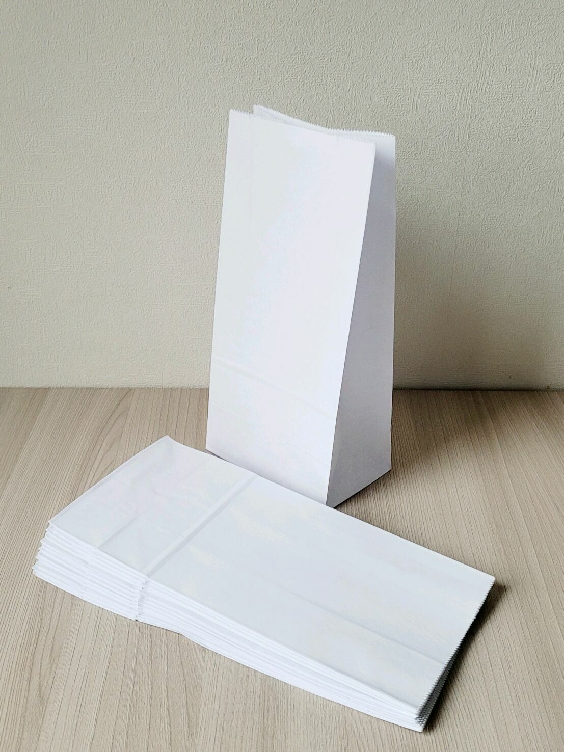 Бумажный пакет, 24x12x8 см, белый купить в интернет-магазине Ярмарка ...