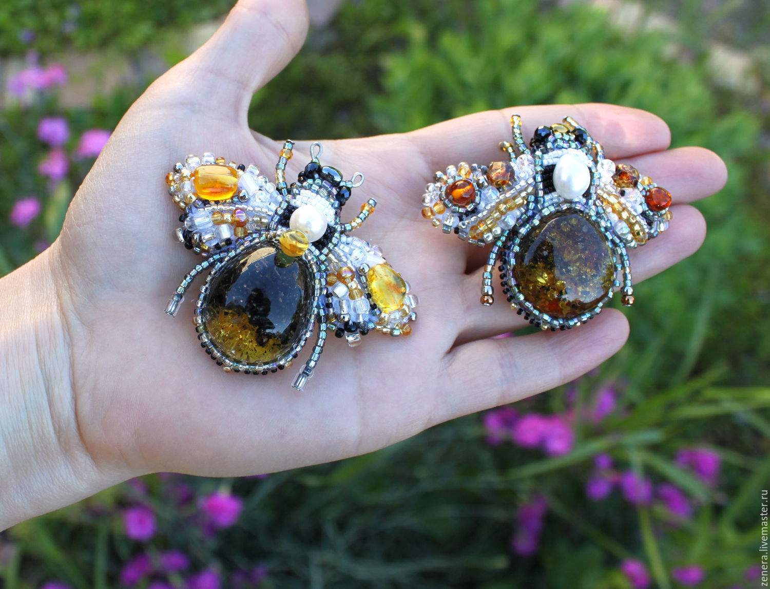 Янтарные броши Оса, Пчела в интернет-магазине на Ярмарке Мастеров ...