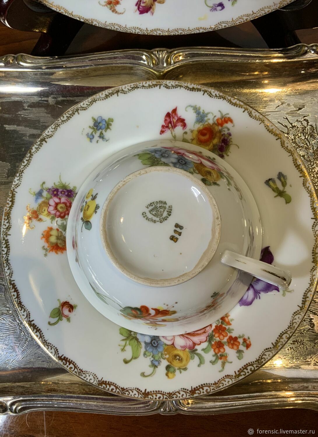 Кружки и чашки: Старинное чайное трио купить в интернет-магазине Ярмарка Мастеров по цене 9000 ...