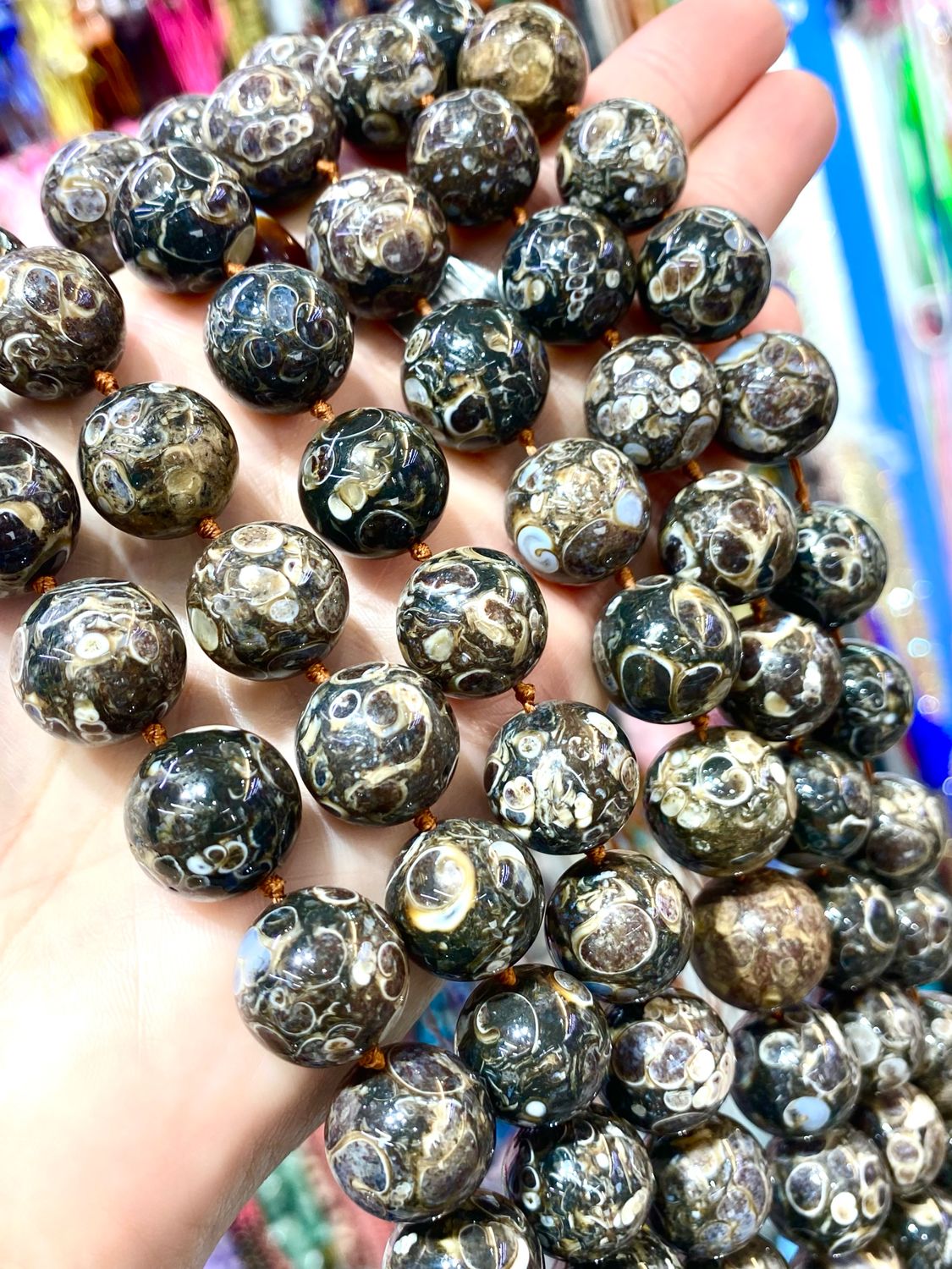 АГАТ ЧЕРЕПАХОВЫЙ ШАР 15 ; 17 мм купить в интернет-магазине Ярмарка ...