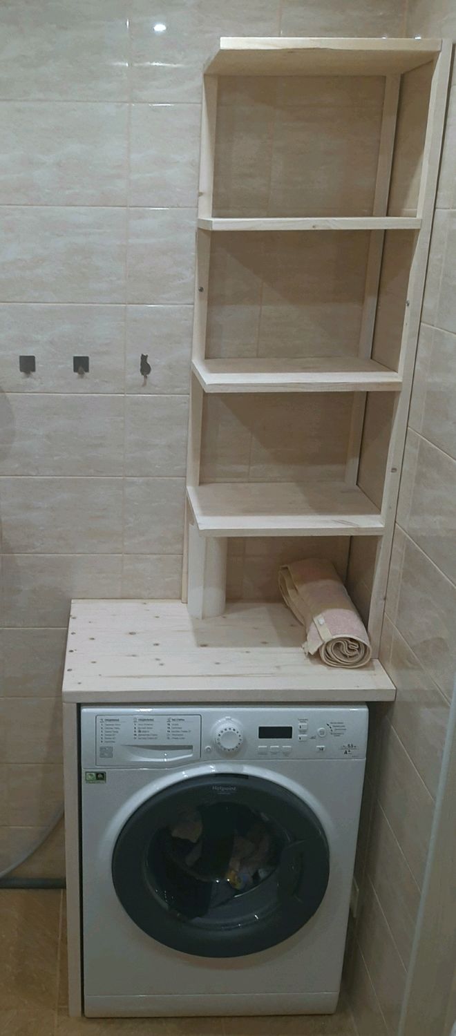 Стеллаж с коробом под стиральную машину в интернет-магазине на Ярмарке ...
