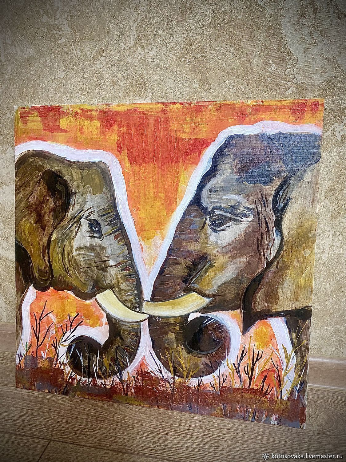 Картины: Keiptaun,Elephant в интернет-магазине на Ярмарке Мастеров ...