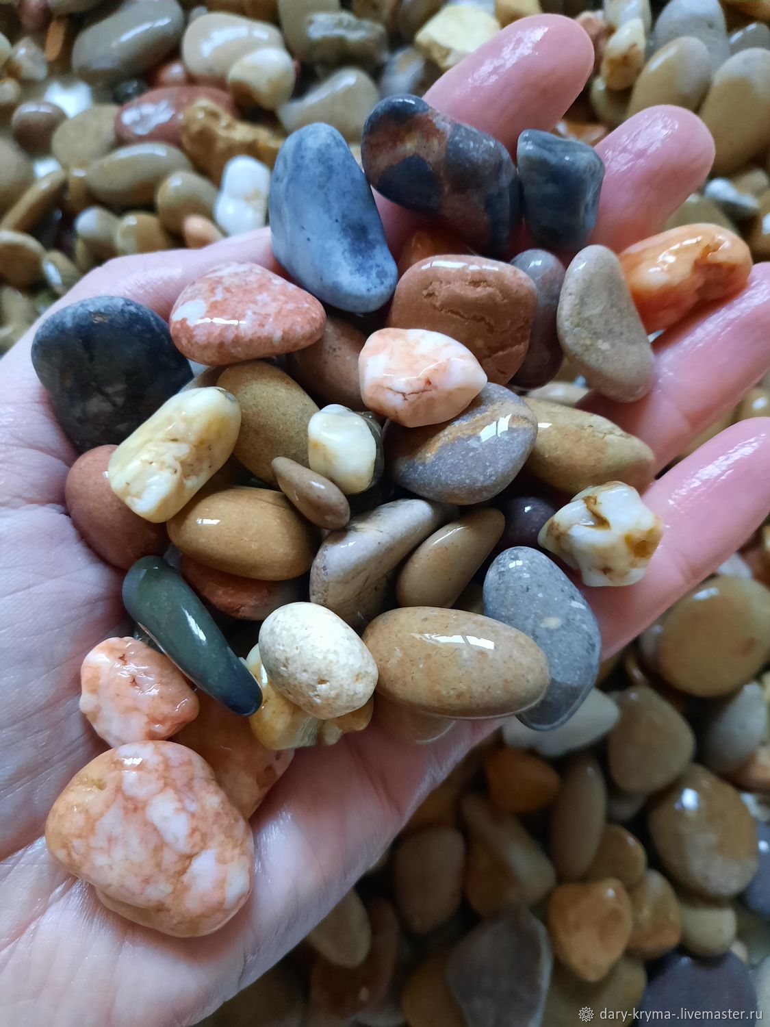 Морская галька в интернет-магазине на Ярмарке Мастеров | Природные ...
