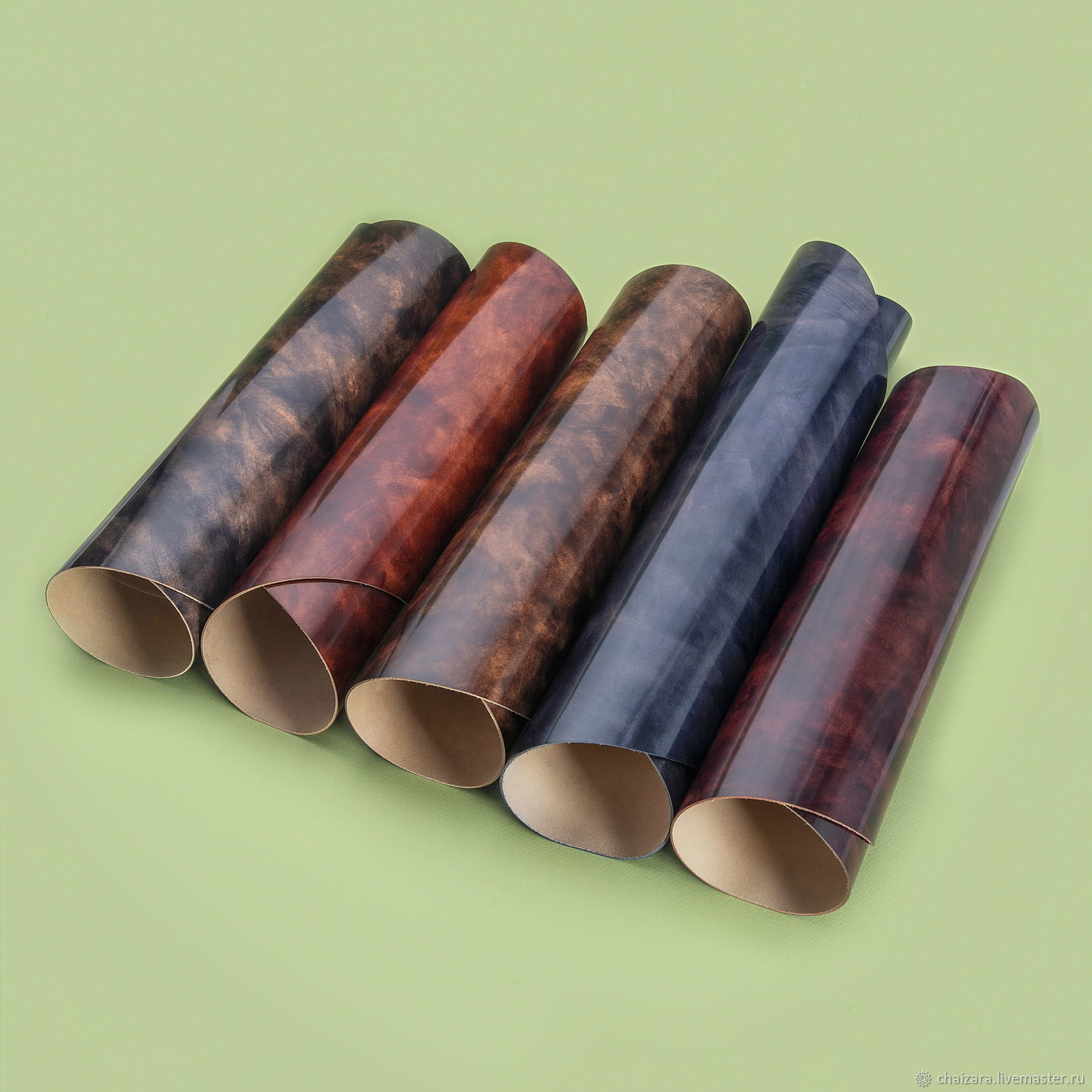 Shell cordovan Museum Blue (1,6-1,8 мм), кордован, цв. Синий купить в ...