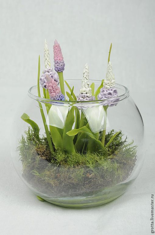 Мускари в колбе в интернет-магазине Ярмарка Мастеров по цене 1154.33 ...