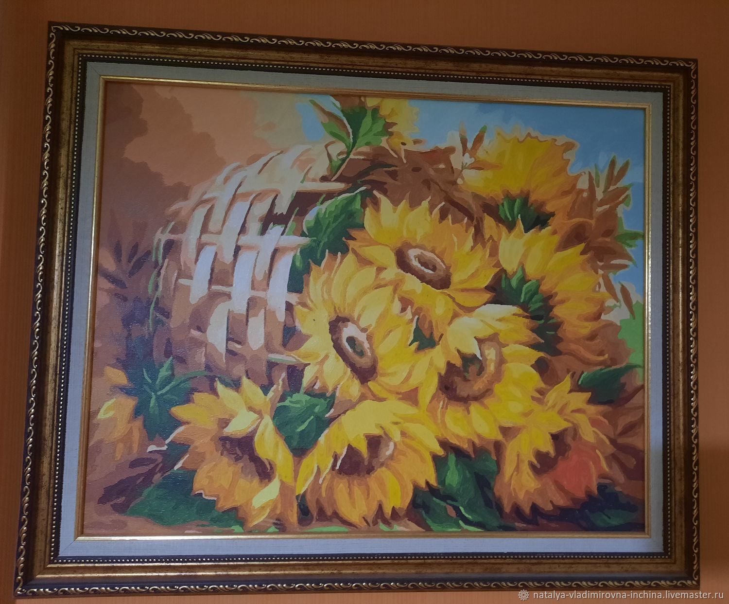 Картины: Картина "Подсолнухи". Формат А2 купить в интернет-магазине ...