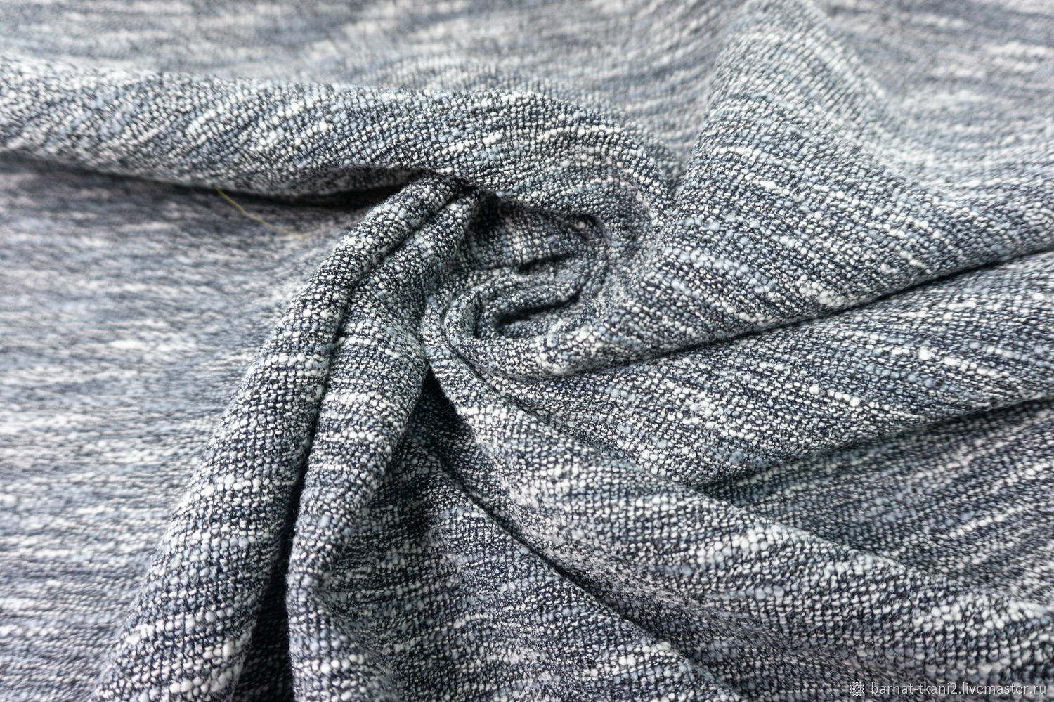 Костюмная ткань букле серая купить в интернет-магазине Ярмарка Мастеров ...