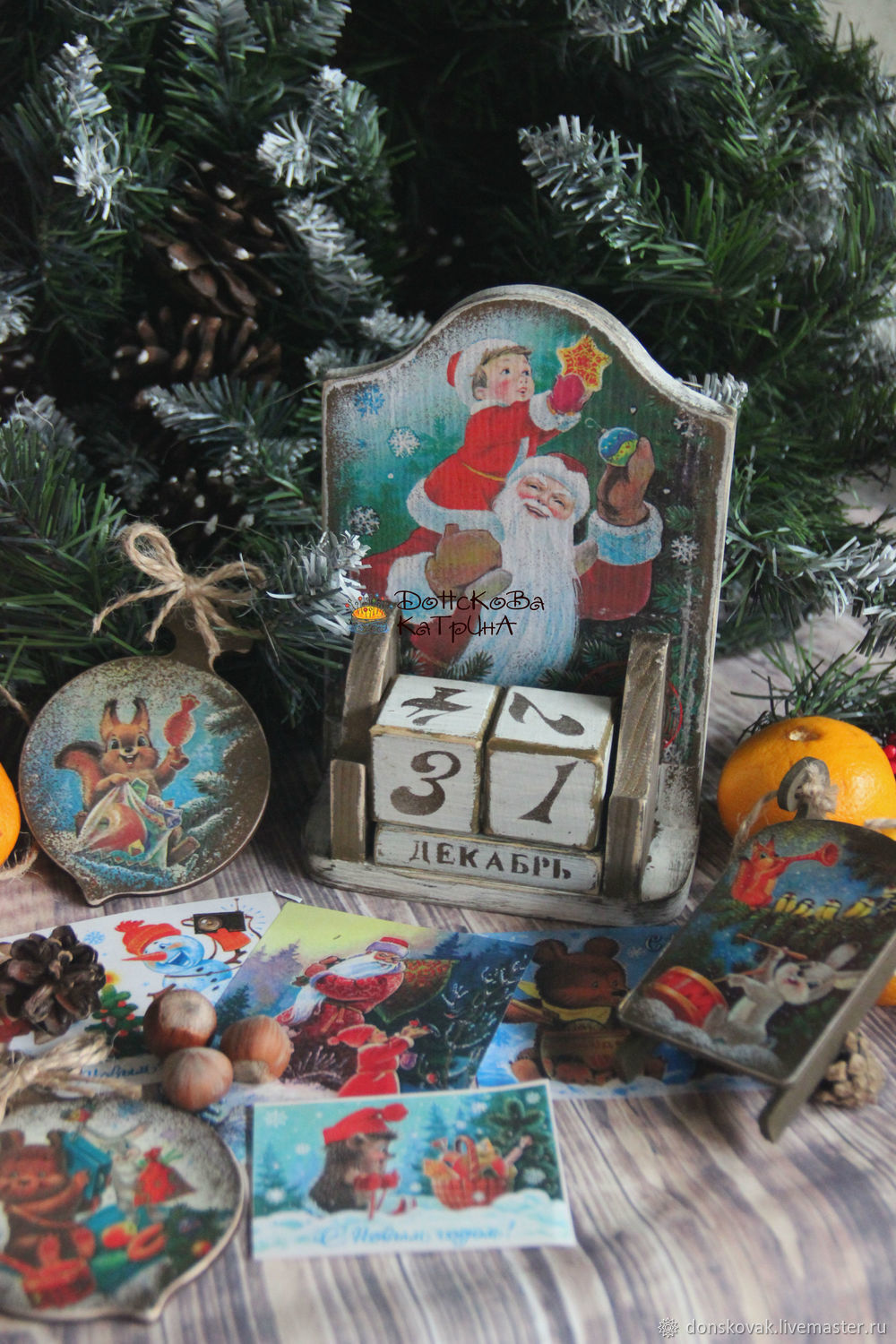 Вечный календарь"Советские открытки" в интернет-магазине Ярмарка ...