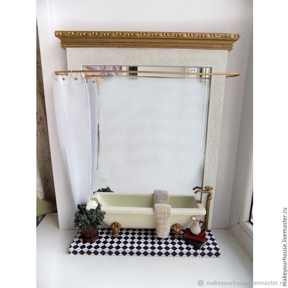 Зеркало настенное "Миниатюра " – купить на Ярмарке Мастеров – G5AMDRU ...