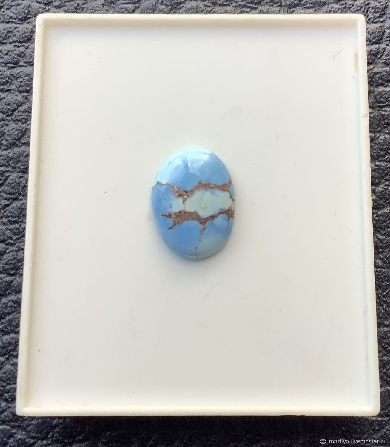 Бирюза кабошон купить в интернет-магазине Ярмарка Мастеров по цене 1000 ...