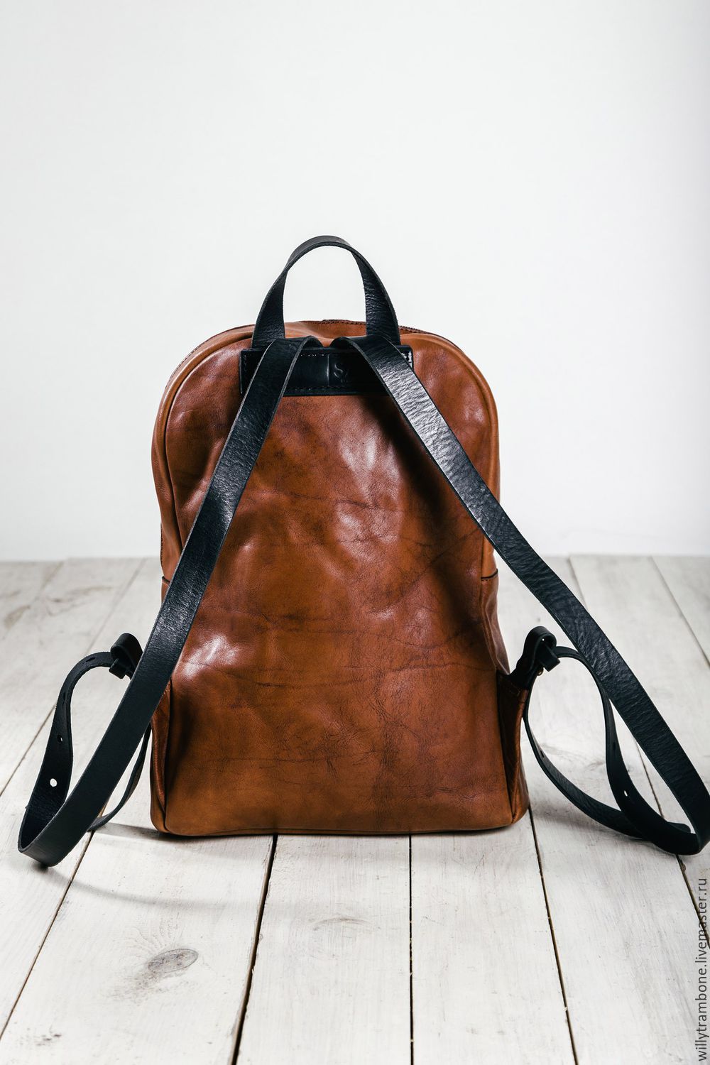 Double zip backpack – заказать на Ярмарке Мастеров – 8M4Y5RU | Рюкзаки ...