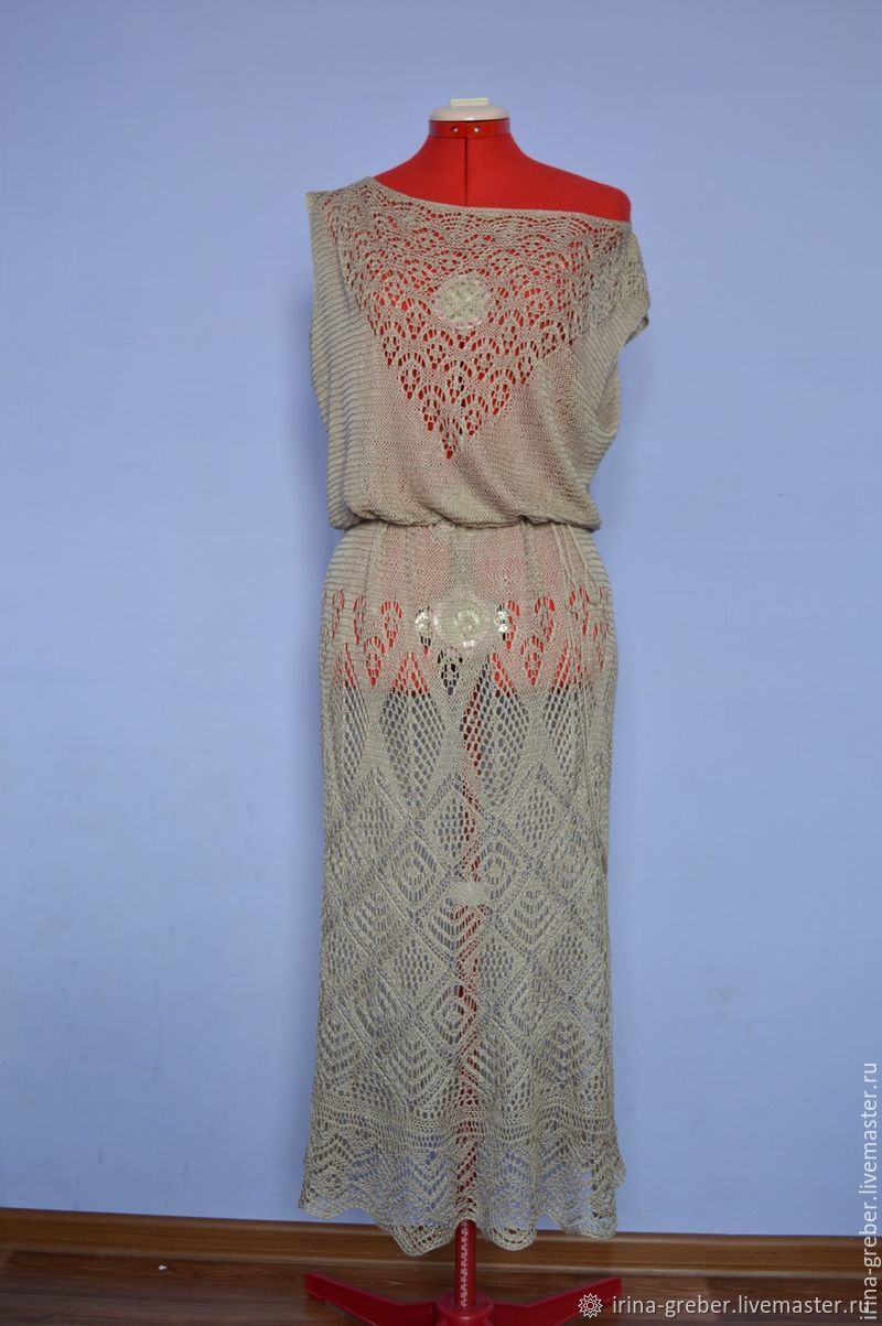 Платье вязаное купить в интернет-магазине Ярмарка Мастеров по цене ...
