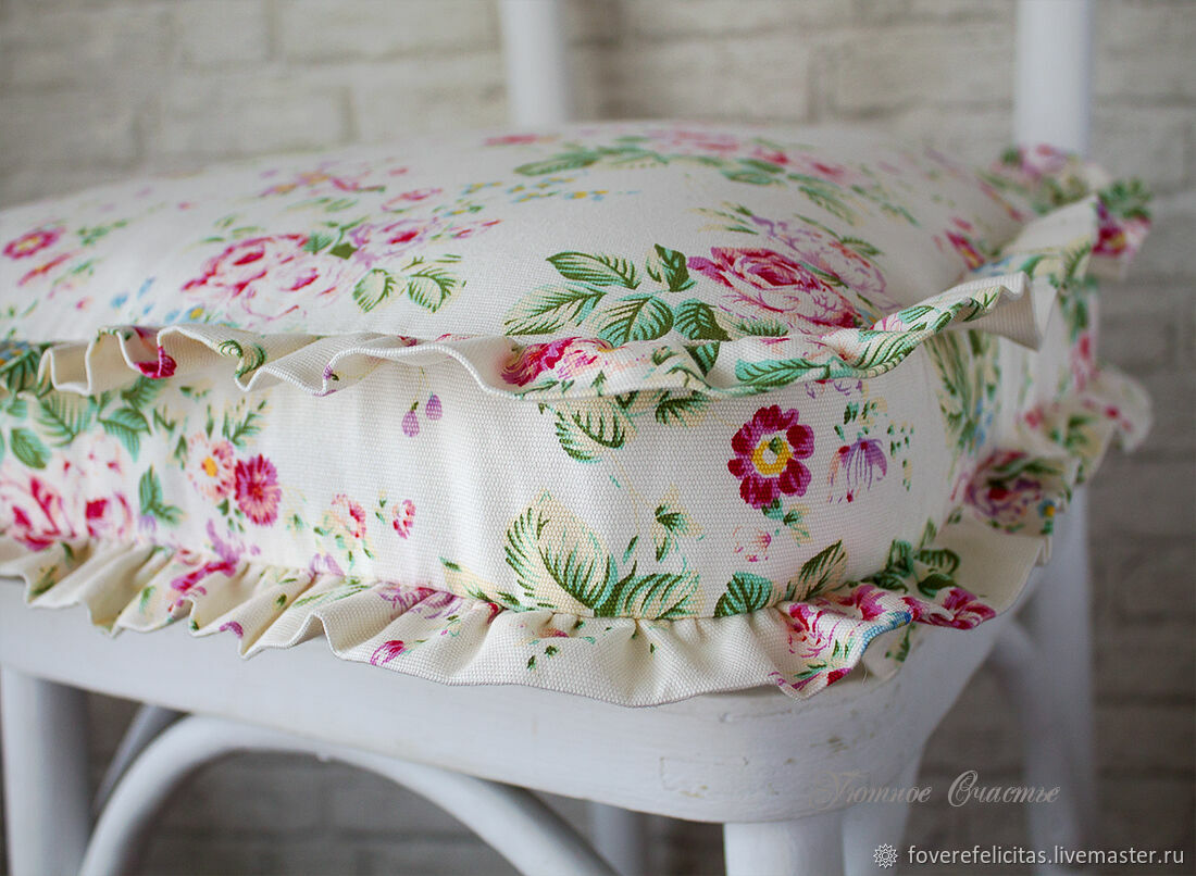 Сидушка-подушка из хлопка "Утро в провансе" в интернет-магазине Ярмарка ...