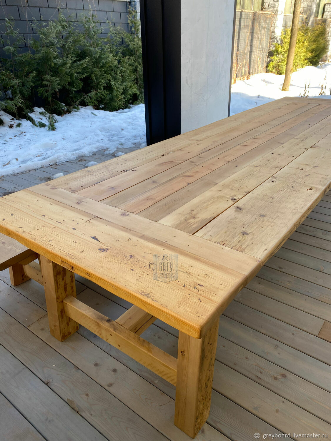 Большой обеденный стол на заказ в интернет-магазине Ярмарка Мастеров по ...