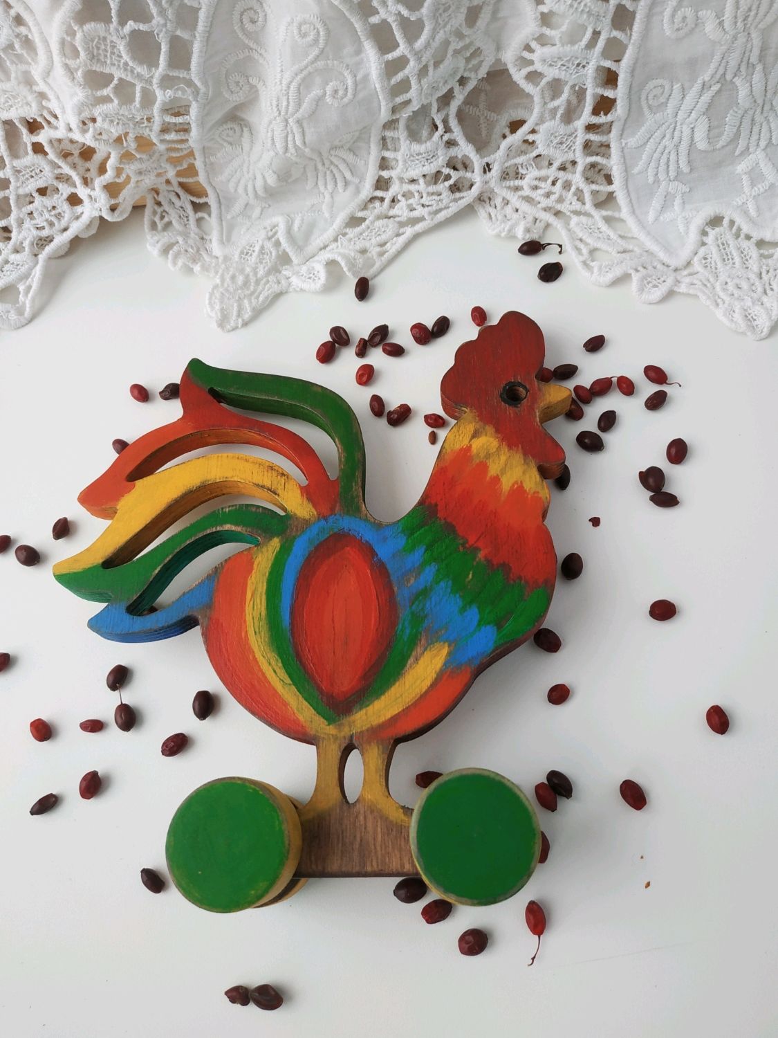 Петушок деревянный в интернет-магазине Ярмарка Мастеров по цене 900 ...