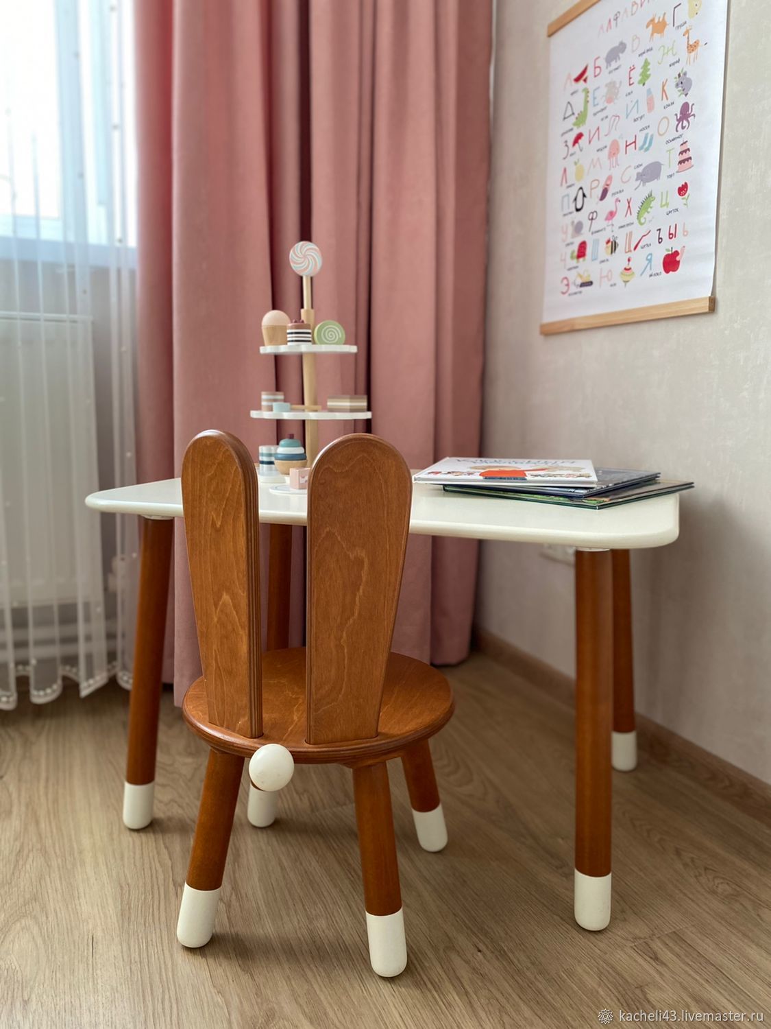 Детский стол и стул на заказ в интернет-магазине Ярмарка Мастеров по ...