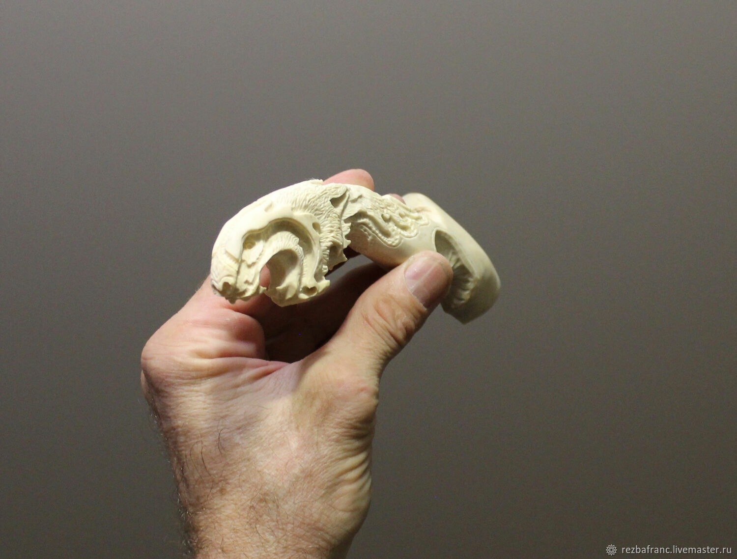 Ложка цацал - Волк и Ворон ( рог лося) н33 купить в интернет-магазине ...