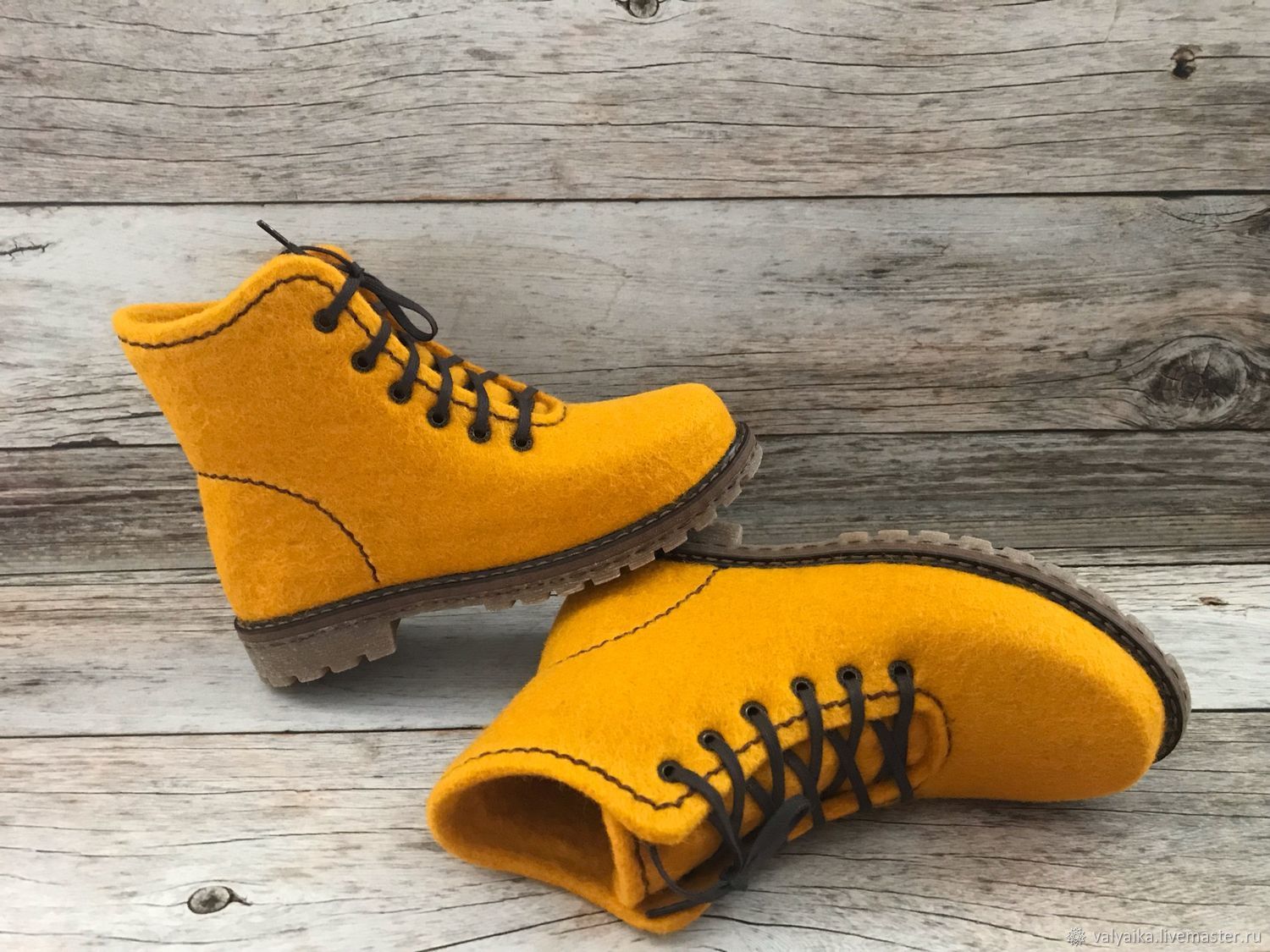 Ботинки валяные в интернет-магазине на Ярмарке Мастеров | Ботинки ...